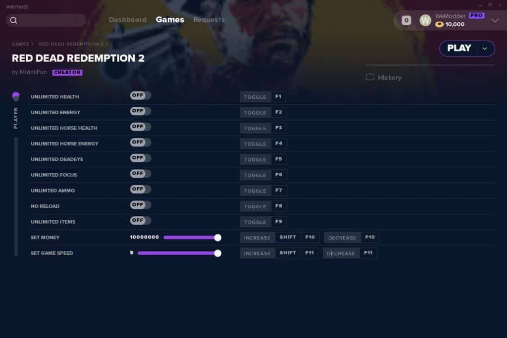 Red Dead Redemption 2 Trainer +9 Cheats - Red Dead Redemption 2 Mod
