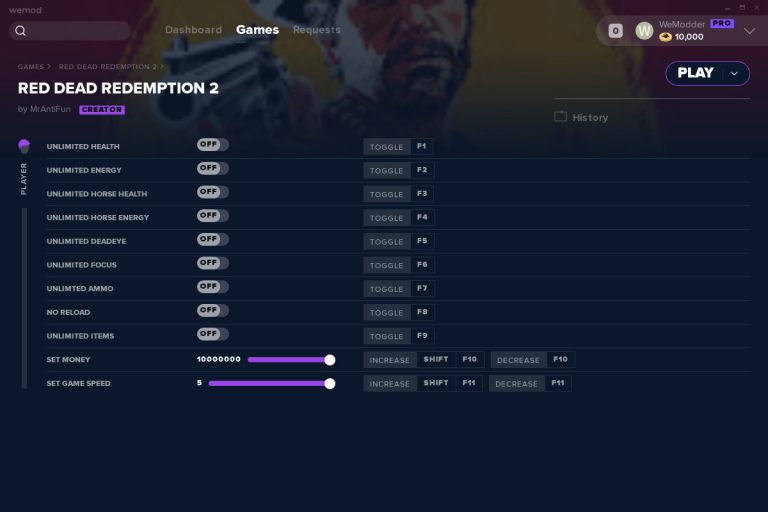 Red Dead Redemption 2 Trainer +9 Cheats - Red Dead Redemption 2 Mod