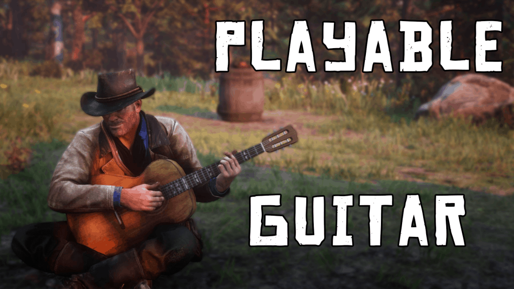 Playable Guitar - Red Dead Redemption 2 Mod