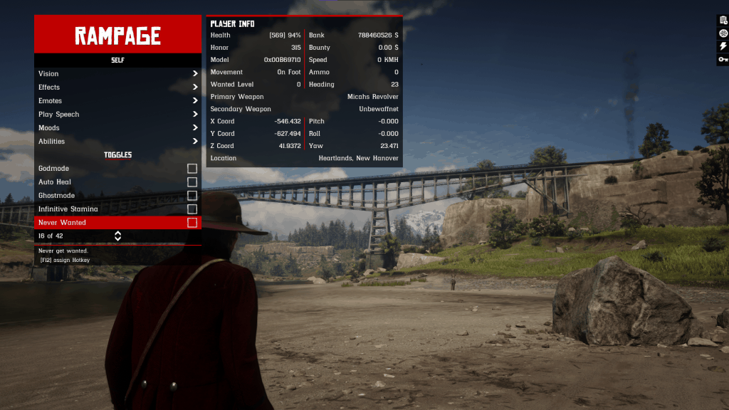 Rampage Support Page - Red Dead Redemption 2 Mod