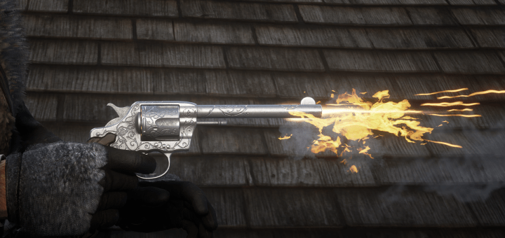 Navy Revolver in SP (Swaps with the LeMat) - Red Dead Redemption 2 Mod