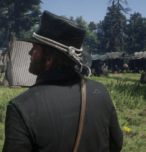 Black Coat and Hat for Arthur - Red Dead Redemption 2 Mod