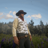 Cow Pattern Vest - Red Dead Redemption 2 Mod