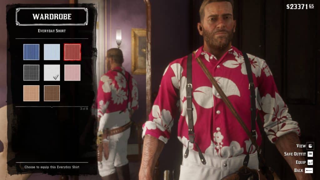 Hot Pink Tahiti Shirt - Red Dead Redemption 2 Mod