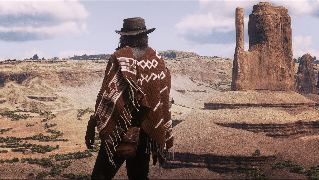 Man with no Name Poncho - Red Dead Redemption 2 Mod