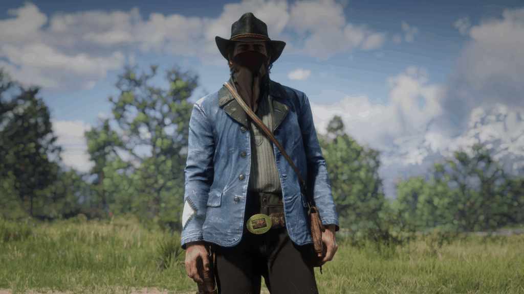 Patched Denim Jacket - Red Dead Redemption 2 Mod