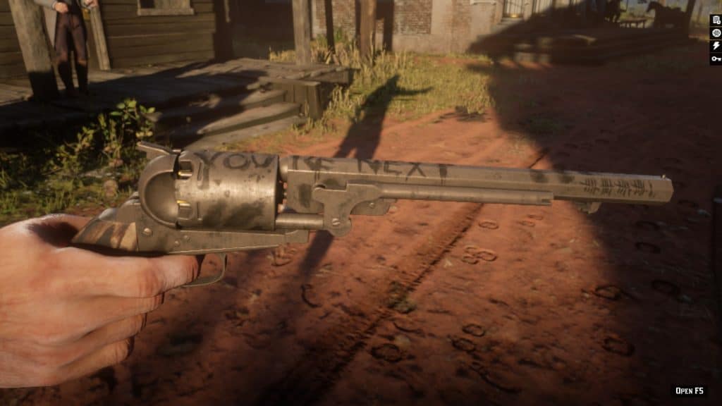 lowrys Revolver in Story mode - Red Dead Redemption 2 Mod