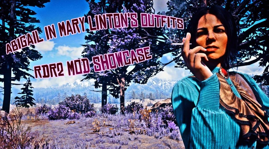 Abigail Marston In Mary Linton's Outfits - Red Dead Redemption 2 Mod