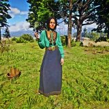 Abigail Marston In Mary Linton's Outfits - Red Dead Redemption 2 Mod