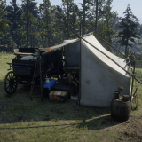 Alternate Tent For Arthur (Horseshoe Overlook) - Red Dead Redemption 2 Mod
