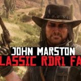 John Marston Classic RDR1 Face - Red Dead Redemption 2 Mod