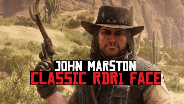 John Marston Classic RDR1 Face - Red Dead Redemption 2 Mod