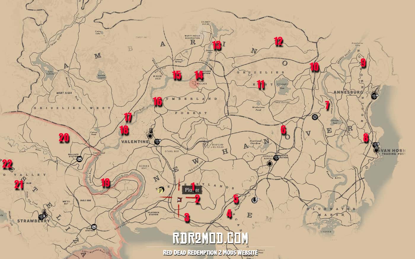 Red Dead Redemption 2 Interactive Map Of All Rdr2 Locations Red Dead Redemption 2 Interactive Map Of All Rdr2 Locations