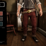 Ranch Pants Rolled Remodel - Red Dead Redemption 2 Mod
