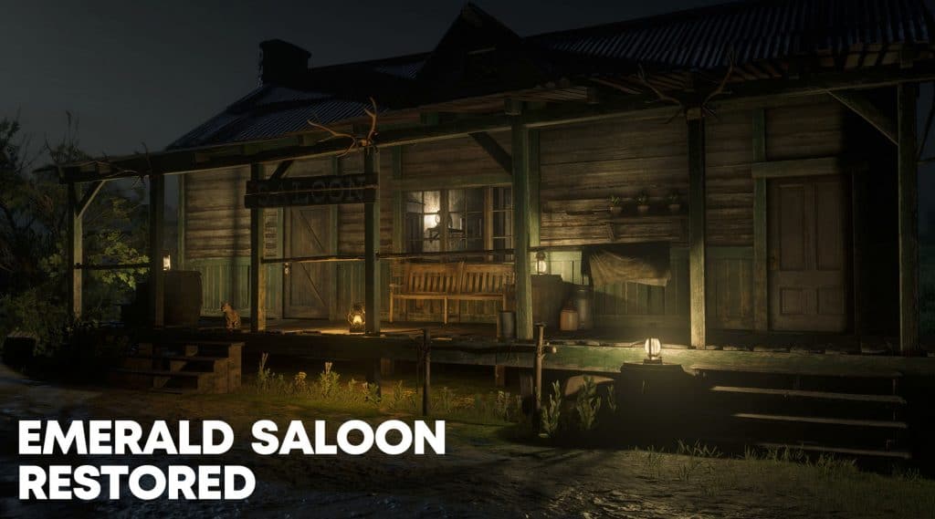 Emerald Saloon Restored - Red Dead Redemption 2 Mod