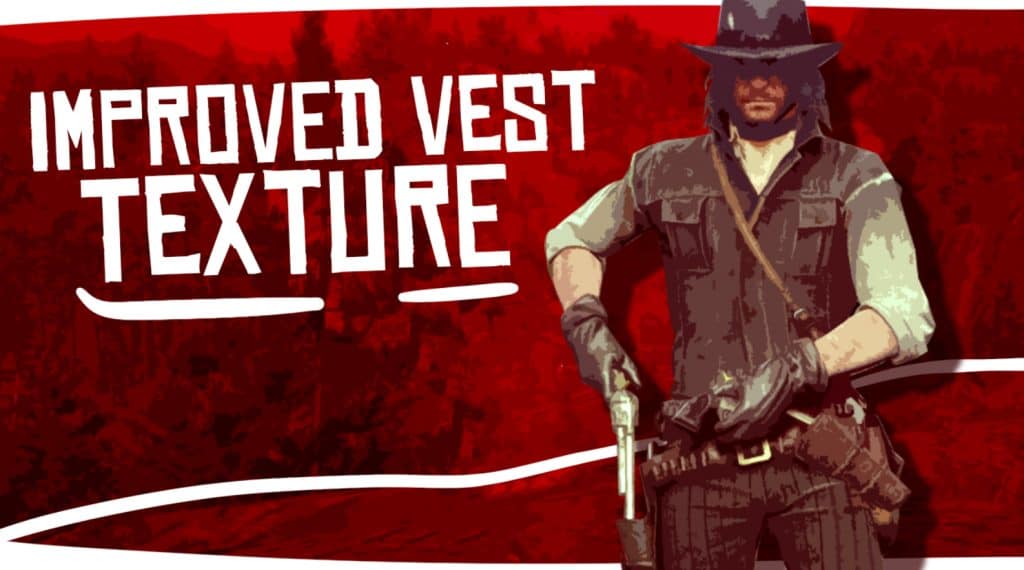 Improved Cowboy Vest Texture - Red Dead Redemption 2 Mod
