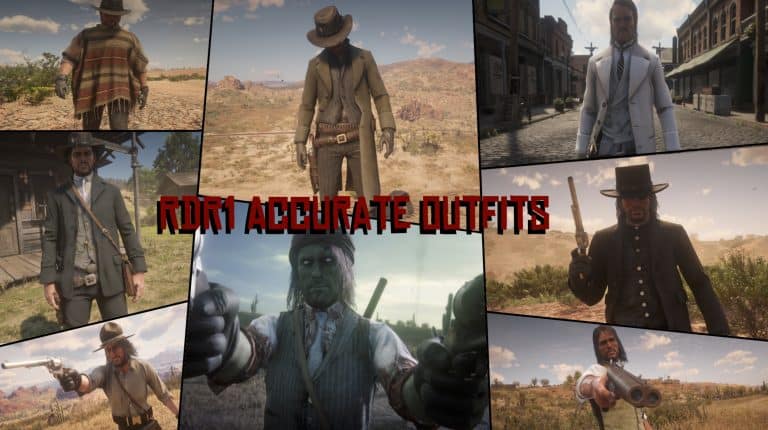 RDR1 Accurate Outfits Overhaul 2.4 - Red Dead Redemption 2 Mod