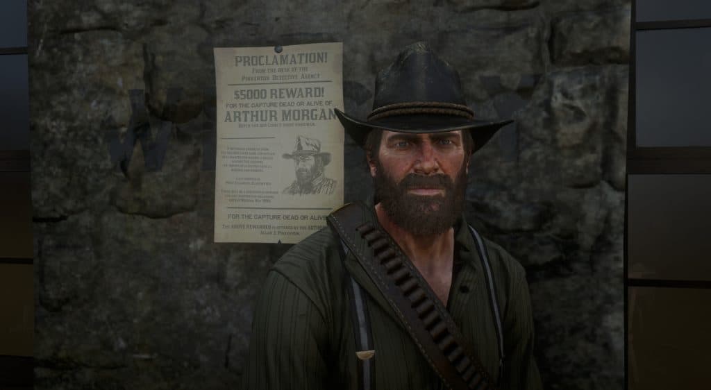 Arthur Morgan Bounty Poster - Red Dead Redemption 2 Mod