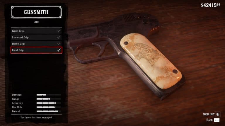 Ivory Grip - Red Dead Redemption 2 Mod