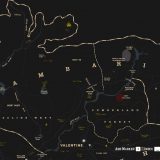 Map Redesign (Plus Dark Version) - Red Dead Redemption 2 Mod