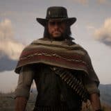RDR1 Short Mexican Poncho for Javier - Red Dead Redemption 2 Mod