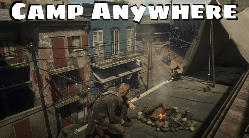 Camp Anywhere - Red Dead Redemption 2 Mod