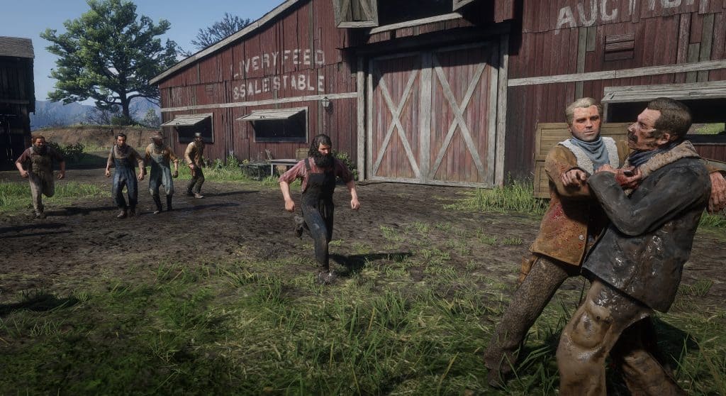 Peds Brawl - Red Dead Redemption 2 Mod