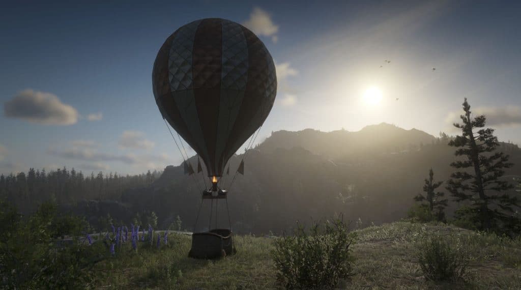 Realistic Hot Air Balloon - Red Dead Redemption 2 Mod