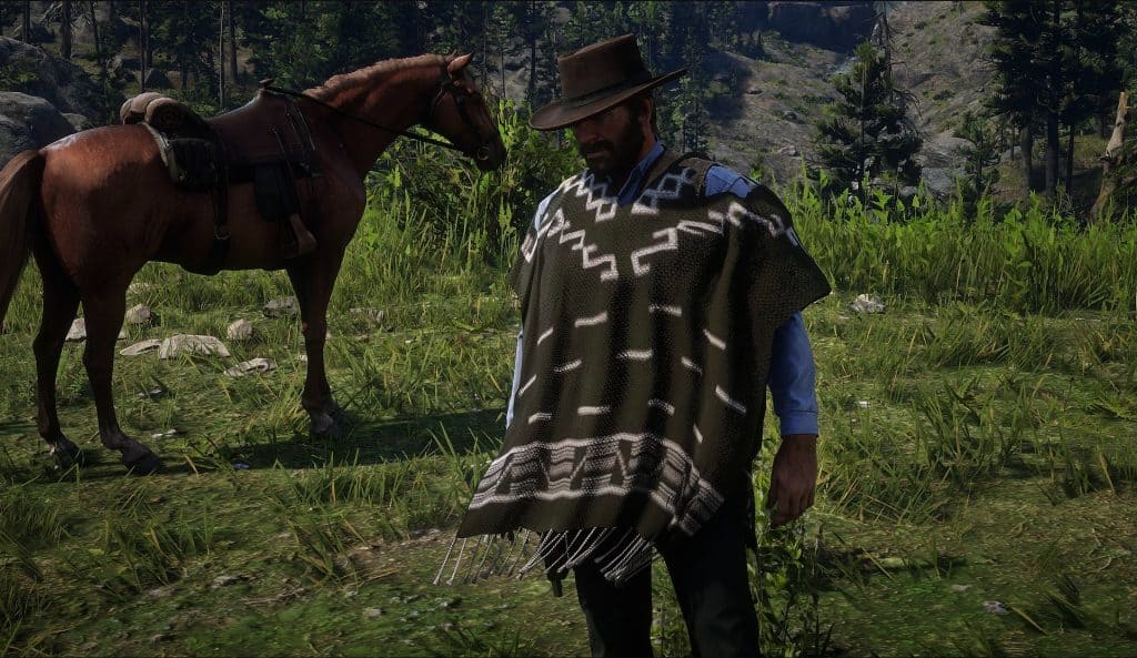 The man with no name poncho - Red Dead Redemption 2 Mod
