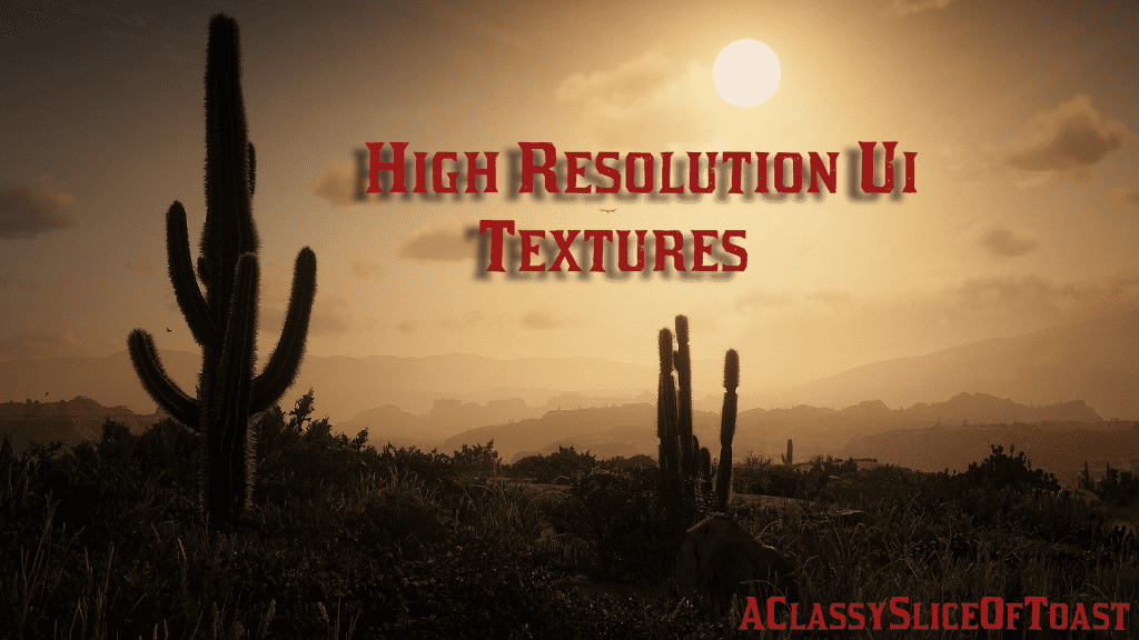 Higher Res Ui - Red Dead Redemption 2 Mod