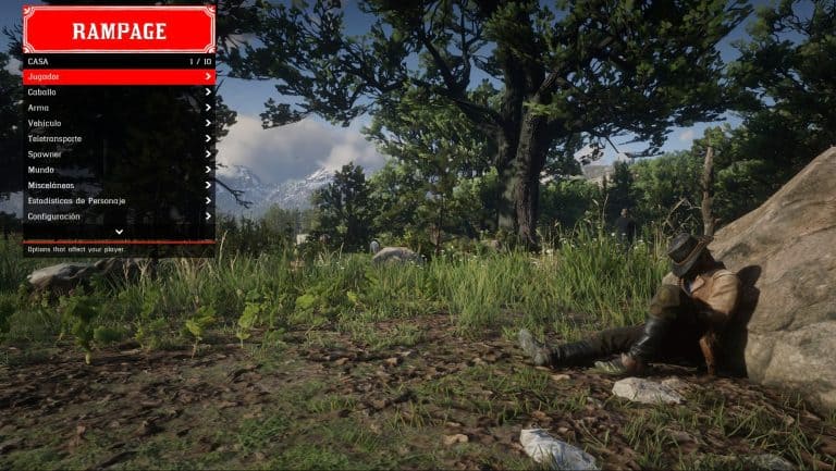Traduccion al Espanyol de Rampage Trainer - Red Dead Redemption 2 Mod