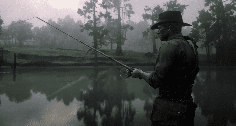 Fishing Rod Grip Toggle Red Dead Redemption 2 Mod