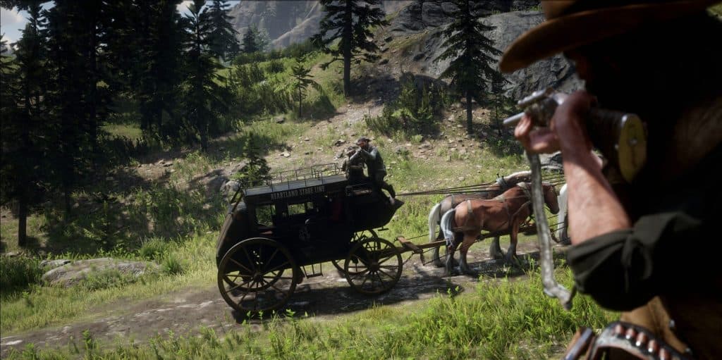 Ambient Money Stagecoaches - Red Dead Redemption 2 Mod