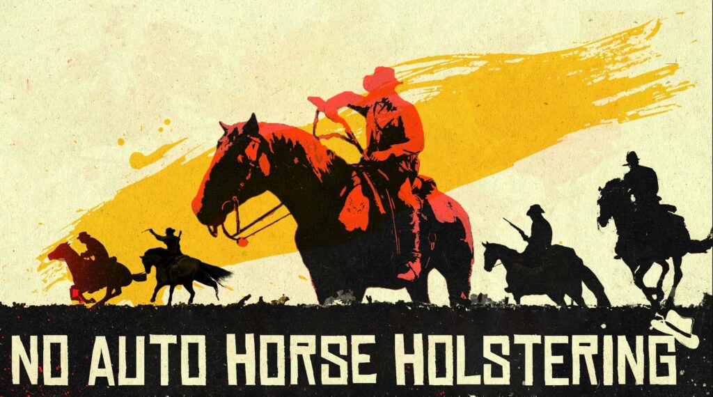No AUTO Horse Holstering - Red Dead Redemption 2 Mod