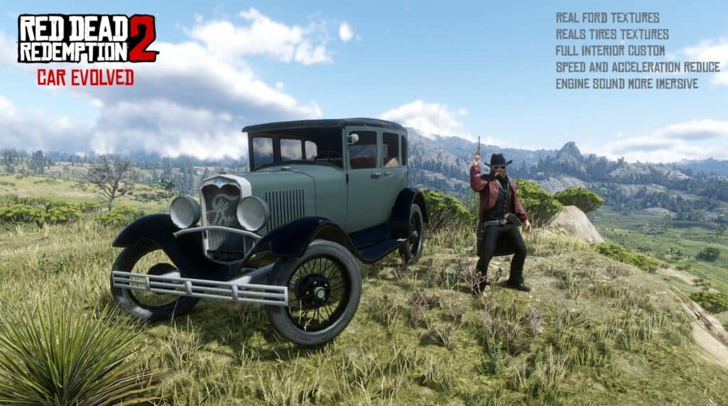 CAR MOD EVOLVED v1.0 - Red Dead Redemption 2 Mod