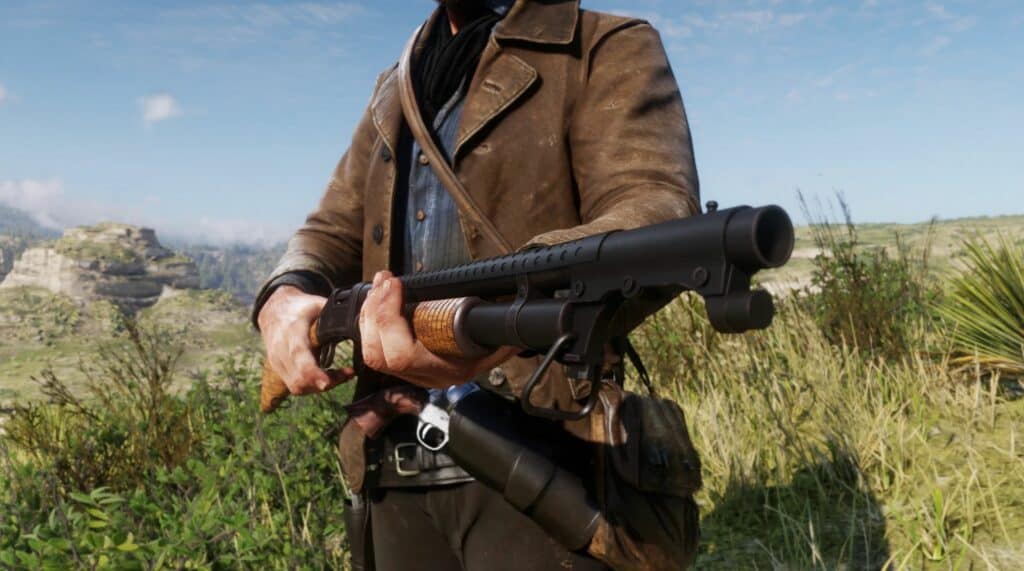 Model 1897 Trench Gun v1.10 - Red Dead Redemption 2 Mod