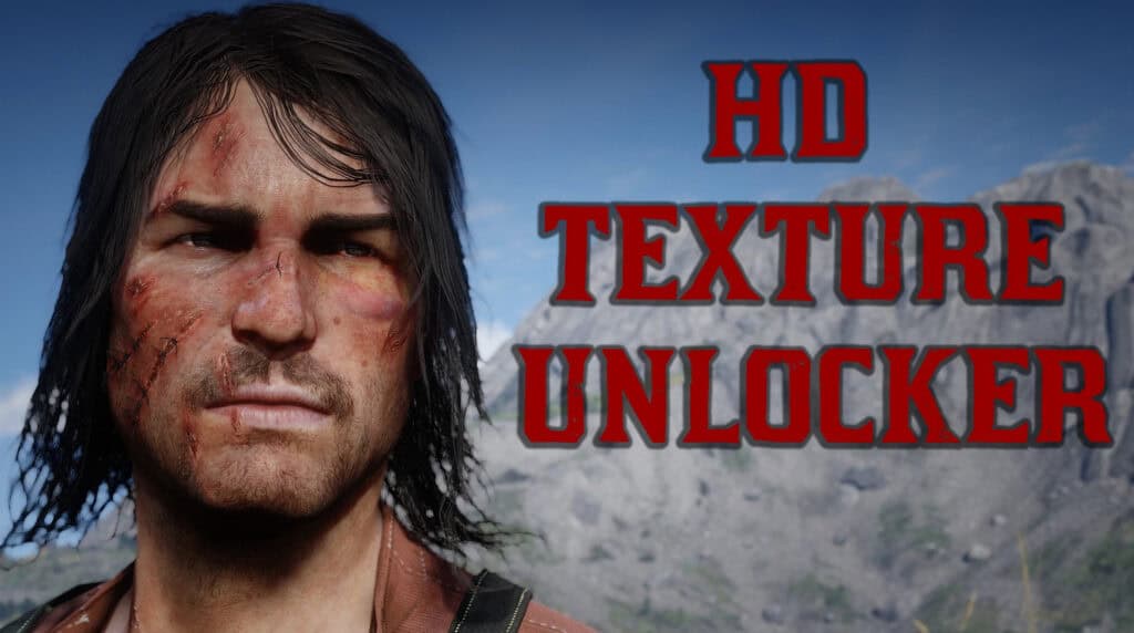 HD Texture Unlocker v1.01 - Red Dead Redemption 2 Mod