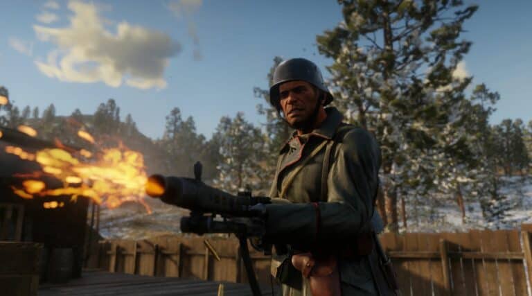 MG-42 Machine Gun v1.0 - Red Dead Redemption 2 Mod