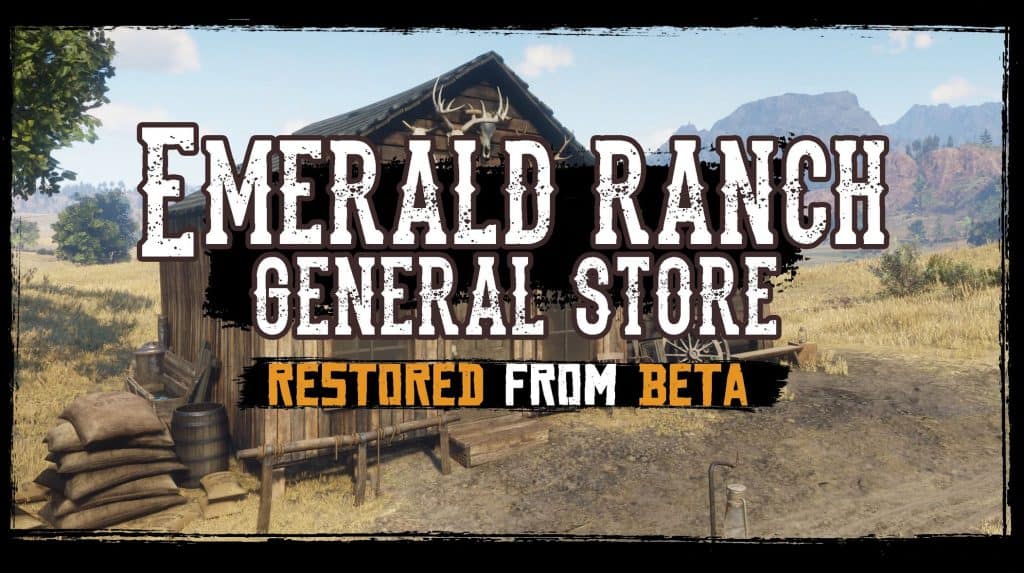 Emerald Ranch General Store - Restored from Beta. v1.0 - Red Dead ...